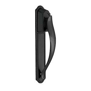 CRL SKD1BL Black Screen Door Pull Lever Latch