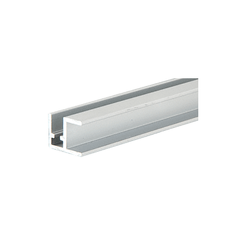 CRL D7008BA Brite Anodized Bottom Front Rail Extrusion 144" Stock Length