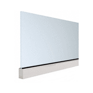CRL W7B10D Mill Aluminum 120" Small Profile Windscreen Base Shoe for 3/ ...