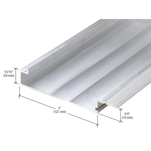 CRL-U.S. Aluminum CW25099 5" Female Split Mullion for Screw Spline ...