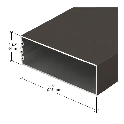 CRL-U.S. Aluminum CW97422 8" Structural Silicone Glazed Vertical ...