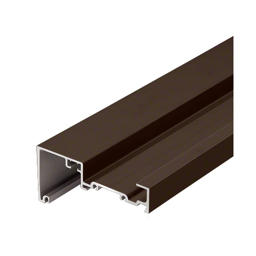 CRL-U.S. Aluminum FF57322 Flush Front Header Mullion, Bronze Black ...