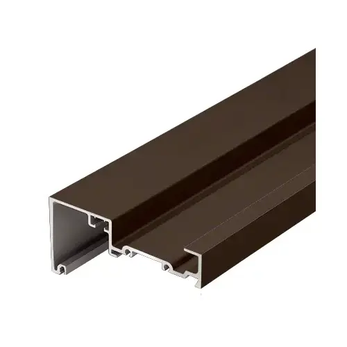 CRL-U.S. Aluminum FF57322 Flush Front Header Mullion, Bronze Black ...