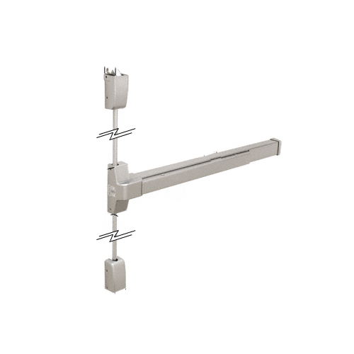 CRL DL770FSV37A Aluminum DL770F Surface Vertical Rod Fire Exit Device