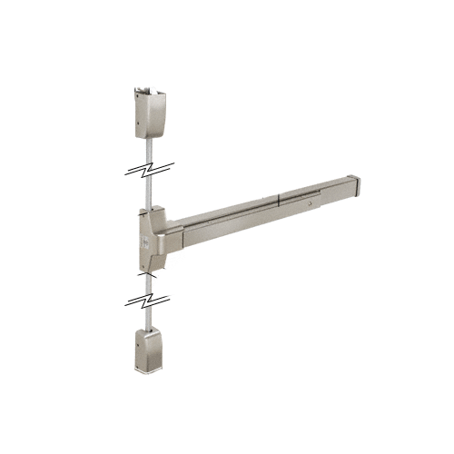 CRL DL750SV37SS Satin Stainless DL750SV Surface Vertical Rod Panic Exit ...