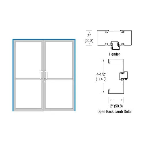 CRL-U.S. Aluminum 0B72871 Custom Size and Custom KYNAR Paint Series 451 ...