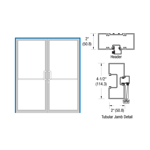 CRL-U.S. Aluminum FR72871 Custom KYNAR Paint Custom Size Series 451 ...
