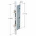 CRL E2800 Mortise Lock for the C1275