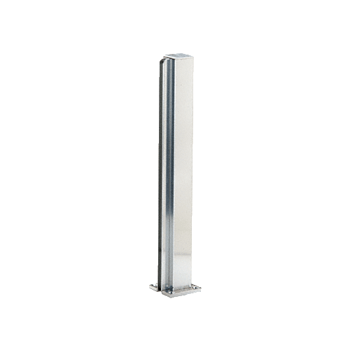 CRL D990BA30E Brite Anodized 30" End Design Series Partition Post