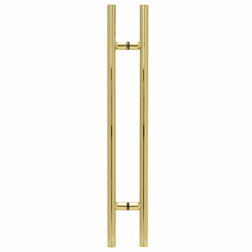CRL LP48BR Polished Brass 48" Ladder Style Pull Handle