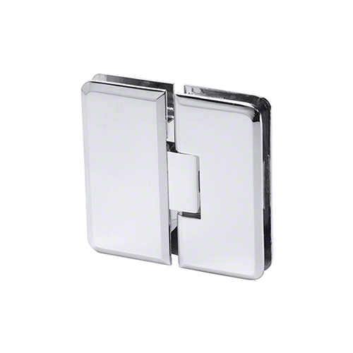 CRL PET180CH Polished Chrome Petite 180 Series 180 Degree Glass-to ...