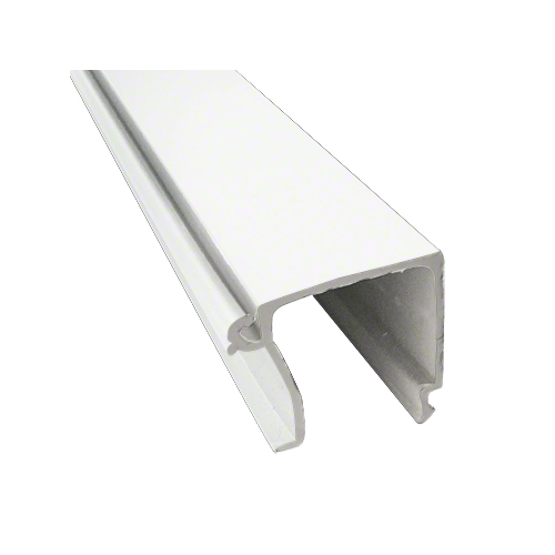 CRL-U.S. Aluminum 45XHD52 White KYNAR Paint Glass Stop for Exterior ...