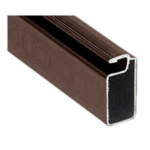 CRL WSF17BRZ Bronze 1" x 7/16" Roll Formed Aluminum Screen Frame - 144"