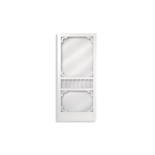 CRL 26167401 Columbia White 32" x 80" Vinyl Hinged Screen Door Buy Now