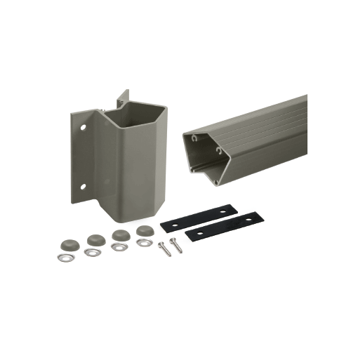 CRL FP536KBGY 36" Beige Gray Outside 135 Degree Fascia Mount Post Kit ...
