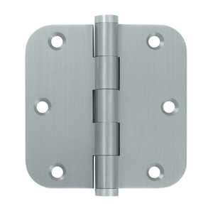 Deltana DSB35R526D-R 3-1/2" Height X 5/8" Radius Residential Solid Brass Mortise Hinge Plain ...