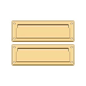 Deltana MS627CR003 8-7/8" Length X 2-7/8" Height Door Mail Slot With ...