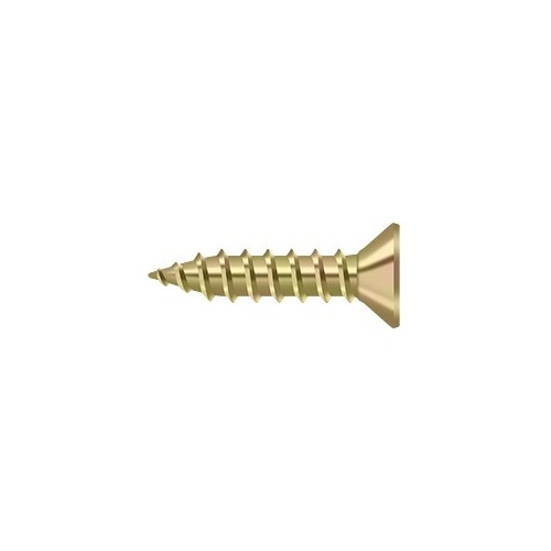 Deltana SCWS975U2D Wood Screw, Steel, #9x3/4" in Zinc Dichromate