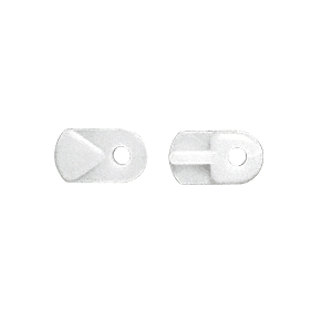 CRL WSC380 White Nylon Flush Screen Clips - Bulk