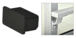 Hansen ARHECBL Matte Black 1100 Series Quick Connect End Cap for 1" x 2 ...