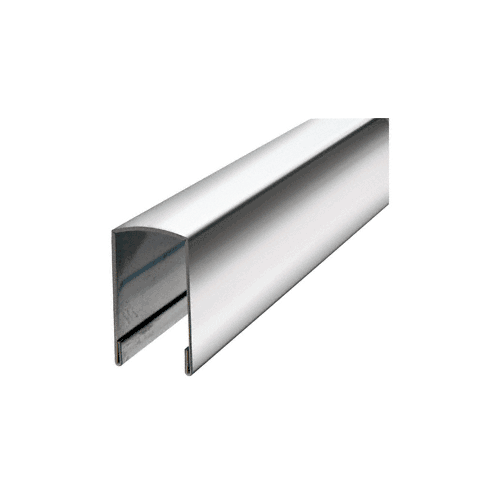 CRL GRCR5PSC Polished Stainless Crisp Corner Round Top U-Channel Cap ...