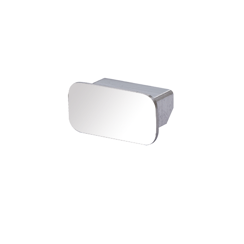 CRL PR1X2ECPS Polished Stainless Steel 1" x 2" Rectangular End Cap