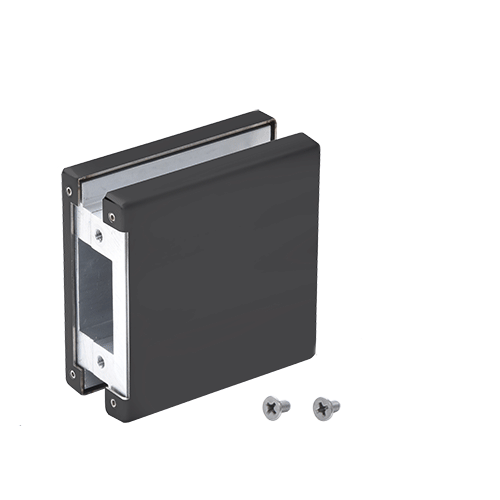 CRL AMR901DU Bronze Anodized AMR900 Series Glass Mounted Patch Lock Keeper