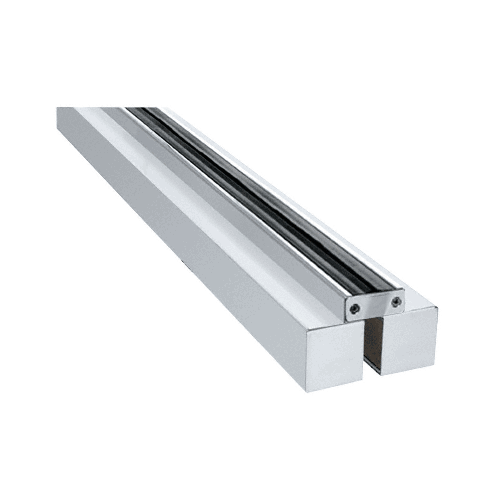 CRL ALUM-FH4FGWSACS-VCP-1 Satin Anodized Custom Size Single Door Glass ...