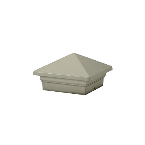 CRL PCS1BGY Beige Gray Sirius Series 4" x 4" Decorative Post Cap