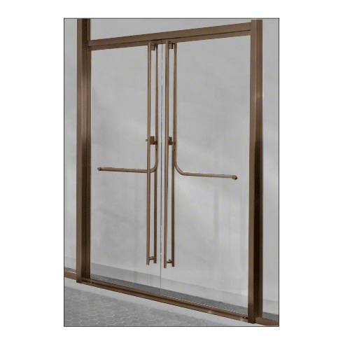 CRL Blumcraft 13HP120RB Oil Rubbed Bronze 1301 Entry Door 1/2" Glass w ...