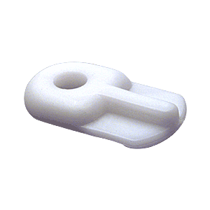 CRL L5766 White Nylon Flush Screen Clips - Carded
