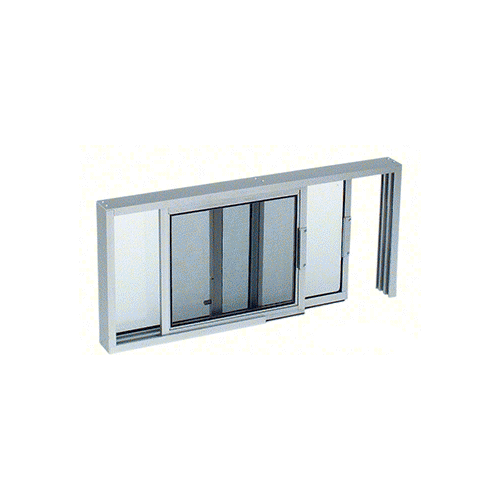 CRL SW2018A Satin Anodized Horizontal Sliding Service Window XO or OX ...