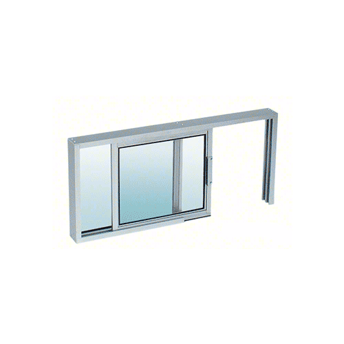 CRL SW1818A Satin Anodized Horizontal Sliding Service Window XO or OX ...