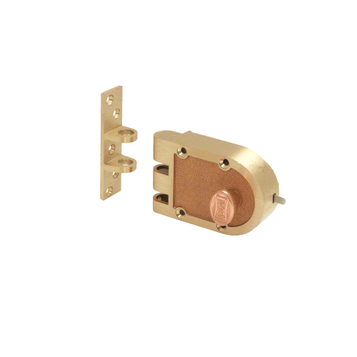 CRL SE15326 Brushed Brass Segal Dead Bolt Lock