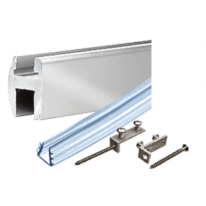 CRL SDH980BA Brite Anodized Deluxe Shower Door Header Kit - 95"