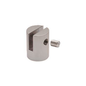 CRL SM38BS Brushed Stainless Slot Mount Standoff for 3/8" Panels