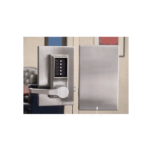 CRL DLK610RCBS Brushed Stainless 6" x 10" RH Center Lock Keeper for ...
