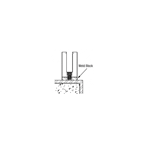 CRL BSWBC Custom Steel Weld Blocks for Base Shoe