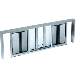 CRL SW5214A Satin Anodized Horizontal Sliding Service Window XOX Format ...
