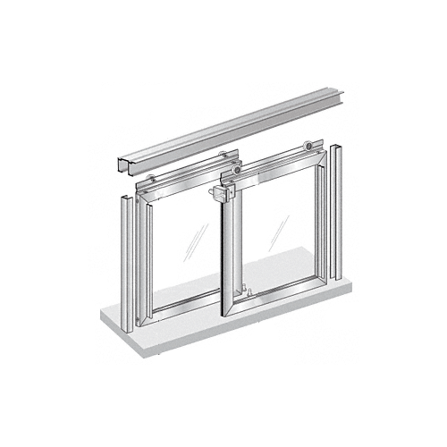 CRL D1040A Horizontal Sliding "Daisy" Pass-Thru Assembly With D4 Header ...