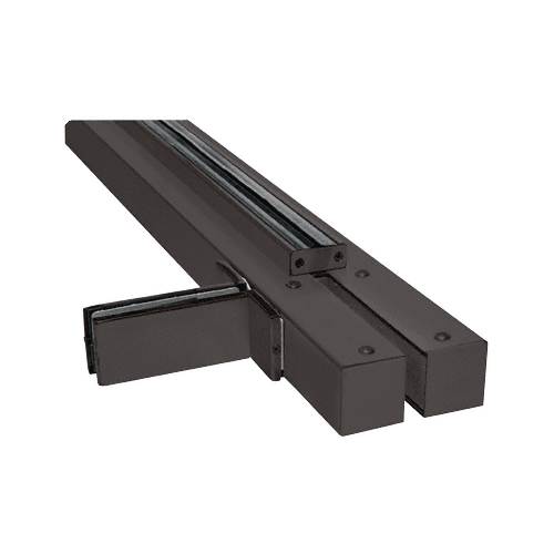 CRL FH4FWGDUCD Black Bronze Anodized Custom Size Double Door Wall-to ...