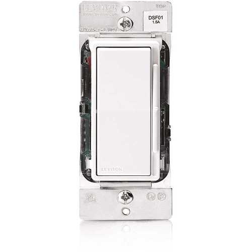 Leviton 001-DSF01-10Z 1.5-Amp Decora Rocker Slide Fan Speed Control ...