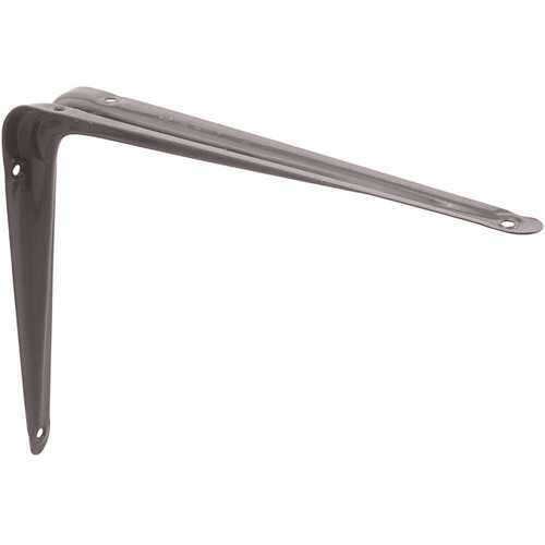 Prime-Line MP11285 8 in. x 10 in. Gray Shelf Bracket Compatible with ...