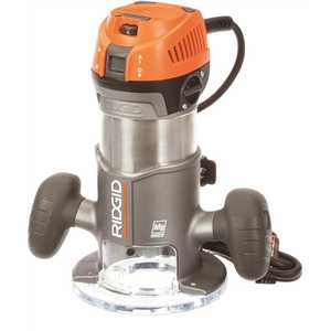 RIDGID R22002 11 Amp 2 HP 1/2 in. Corded Fixed Base Router Orange