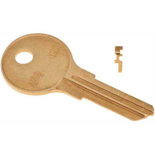 Kaba Ilco AP2-BR Chicago K102 Blank Utility Key Gold