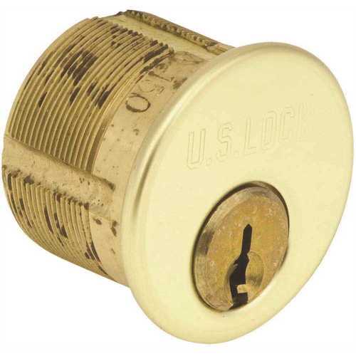 US Lock 7165KS2-03-KA2 Mortise Cylinder 1 in. Adams Rite Cam Kw1 Keyway ...