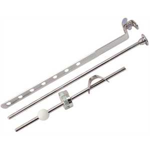 Proplus 133833 Pop Up Pull Rod Assembly Universal Chrome