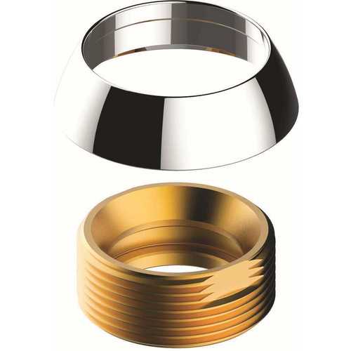 Premier PSP0016 Bonnet Nut and Ring in Chrome