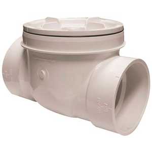CANPLAS 223284W PVC DWV Backwater with Sleeve Valve