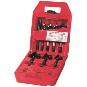 Milwaukee 49-22-0065 Selfeed High-Speed Steel Wood Boring Bit Set